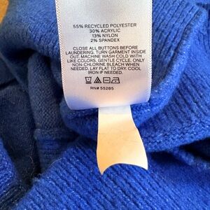 Express | Sweaters | Express Blue Sweater With Bow Accents | Poshmark